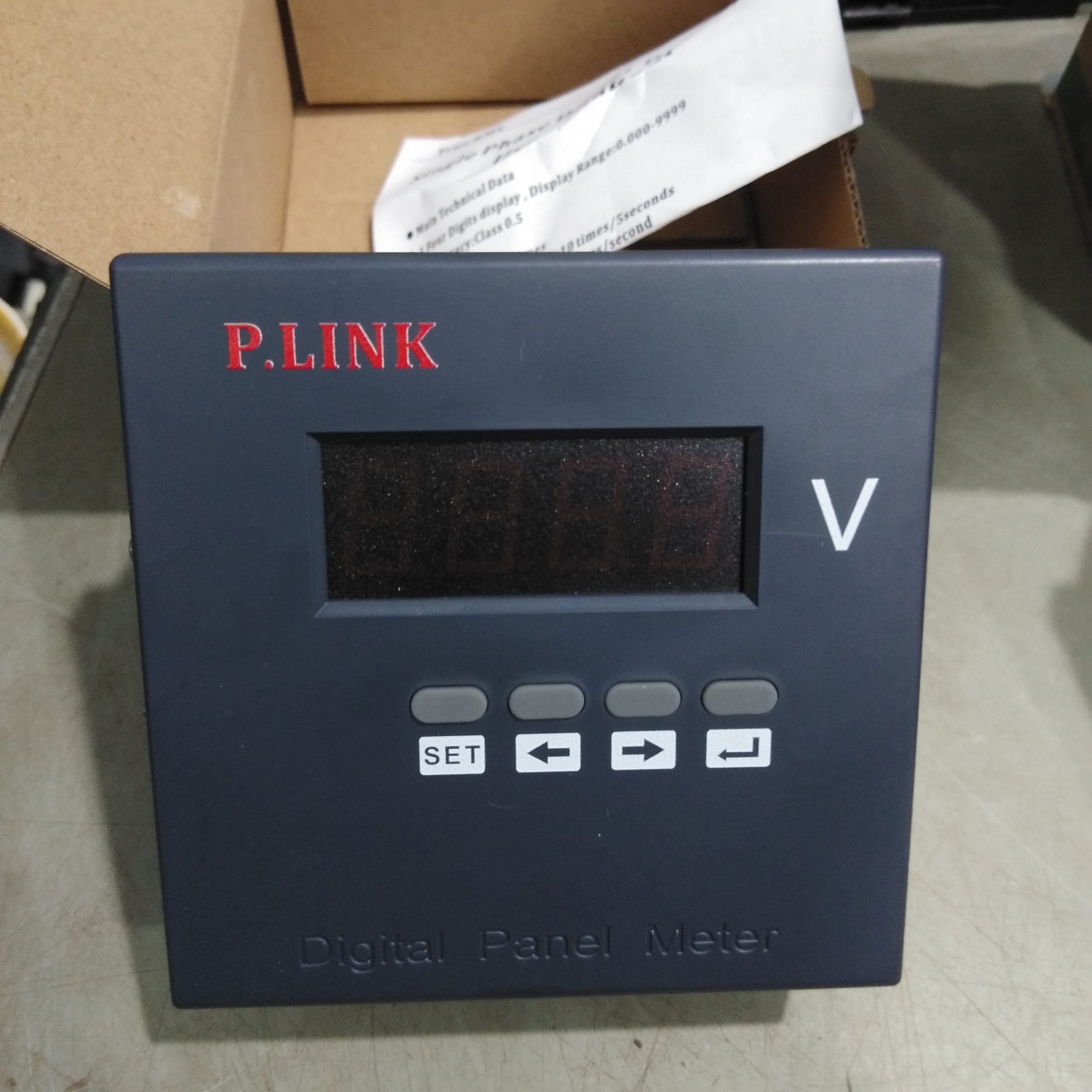 P Link digital Volt Meter - Digital Meter - factoryelectric.com.bd