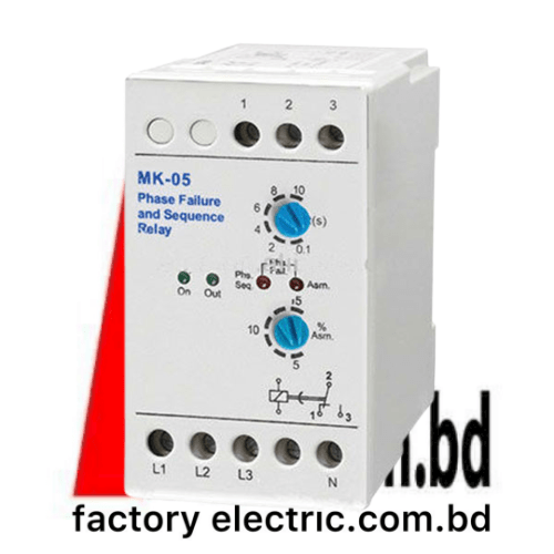 mk-05 phase failure and sequence relay - factoryelectric.com.bd